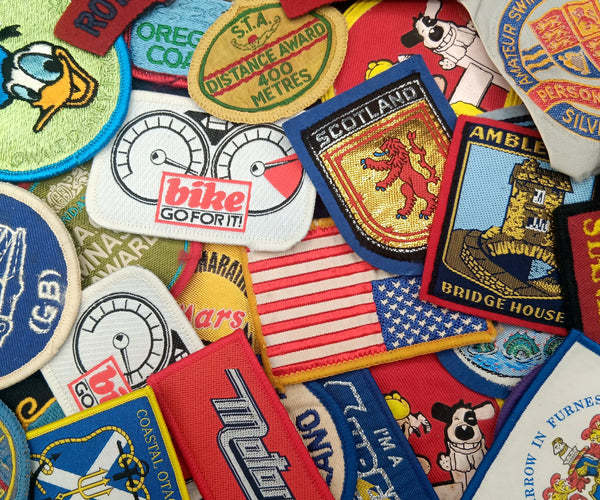 Vintage Sew‑On Badges – Retro Patches, Embroidered Badges & Motifs ...